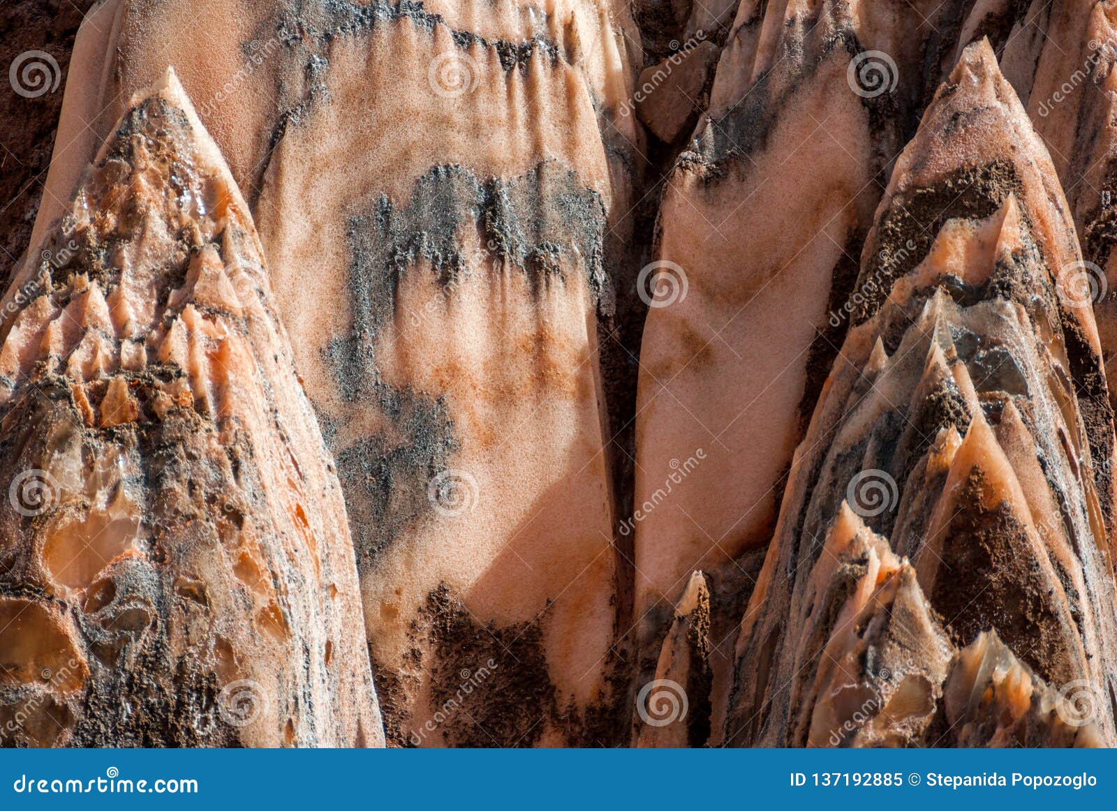 Salt Crystals Backgraund. Salt Mountain in Spain Stock Image - Image of ...