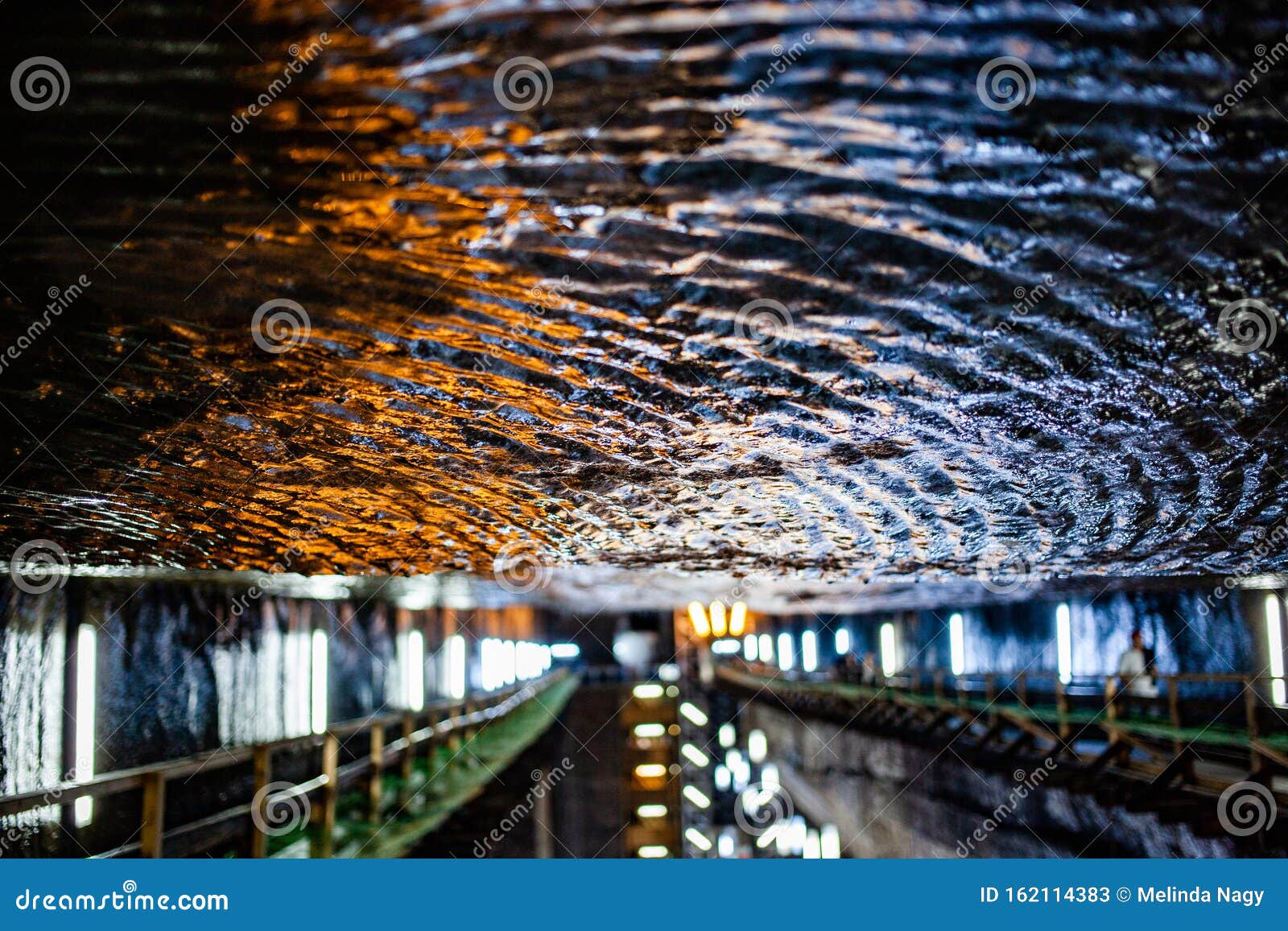Salt Crystals Details in Underground Salt Mine Stock Image - Image of ...
