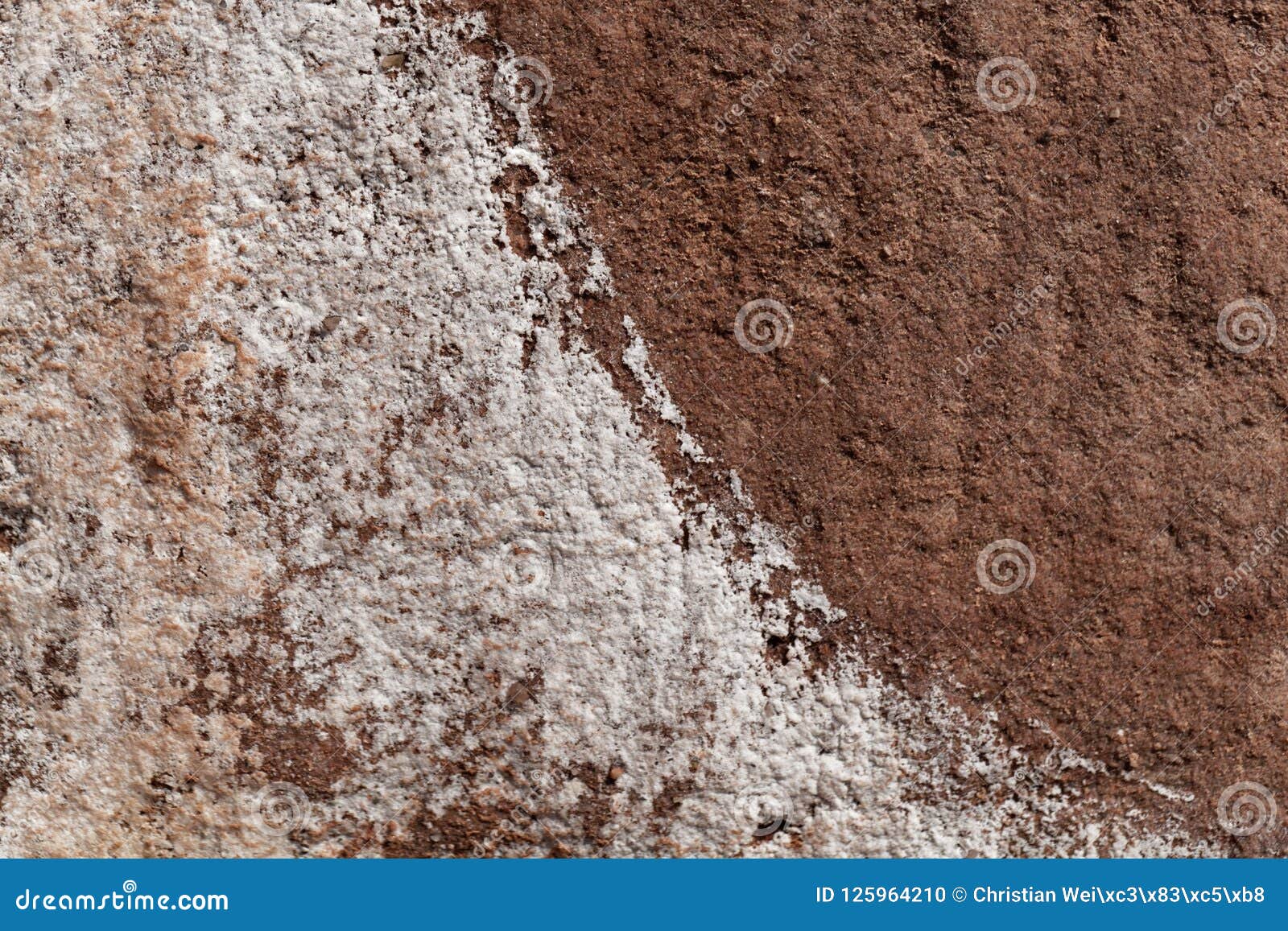 Salt Crystals on the Surface of a Sandstone Stock Photo - Image of ...