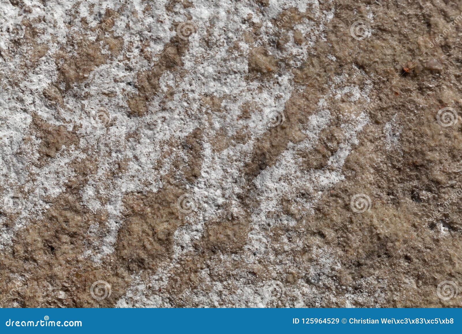 Salt Crystals on the Surface of a Sandstone Stock Image - Image of ...