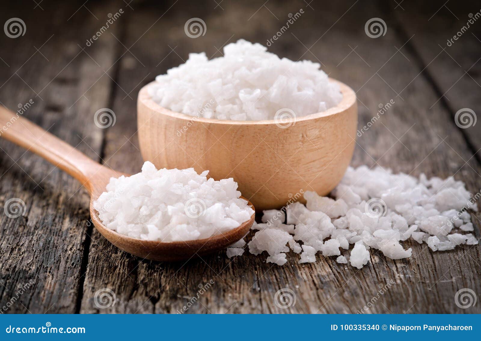 Salt crystals stock photo. Image of sodium, crystal - 100335340