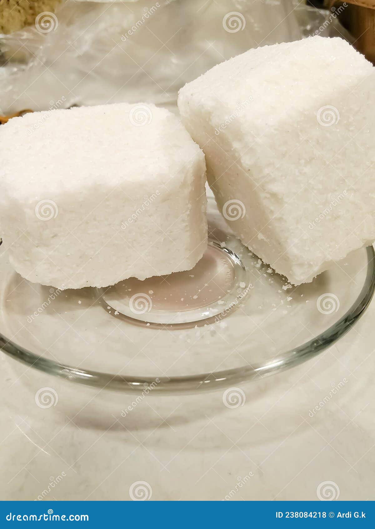Salt cubes on a plate stock photo. Image of salt, dairy - 238084218