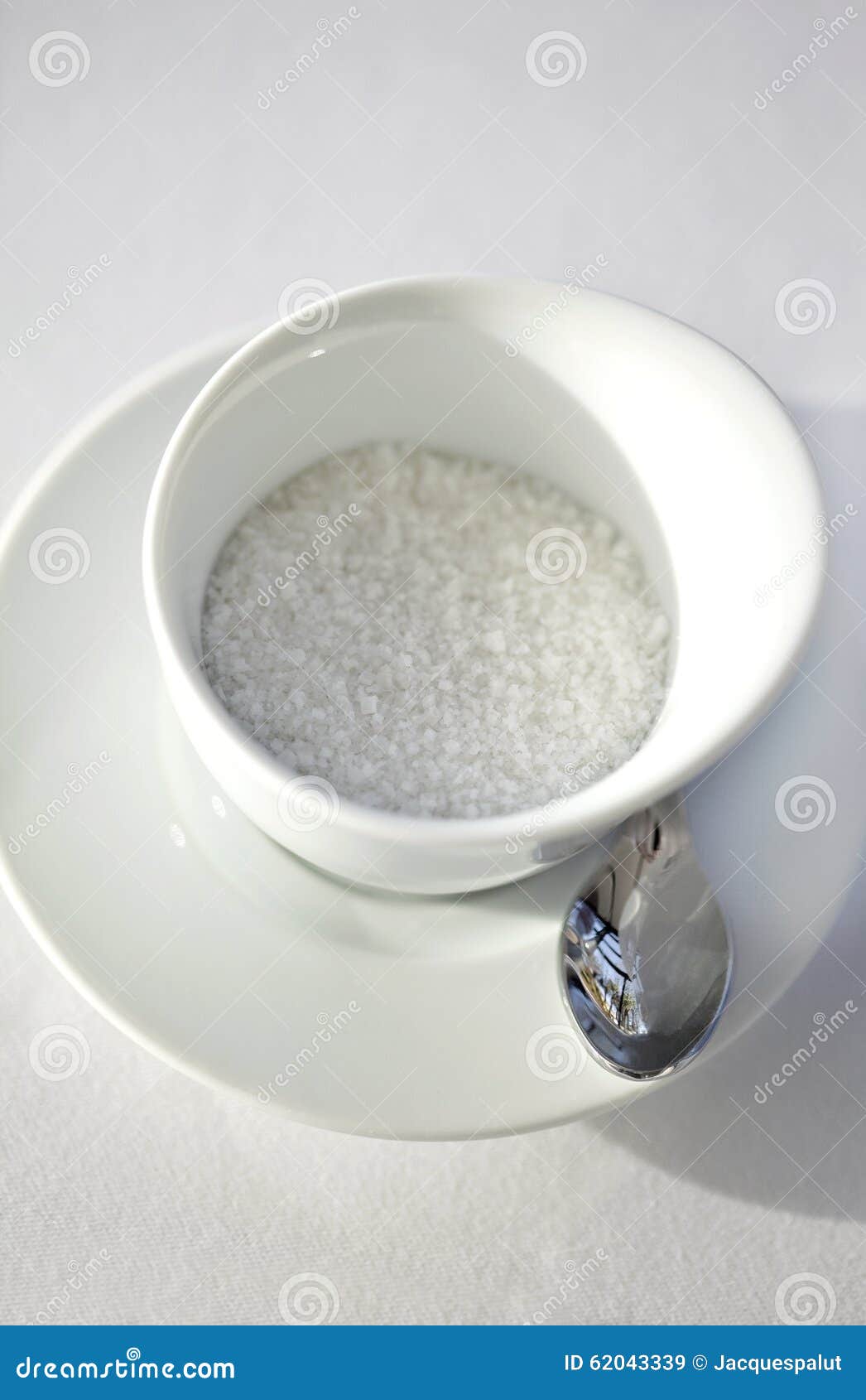 Salt in a cup stock image. Image of salt, eating, ingredient - 62043339