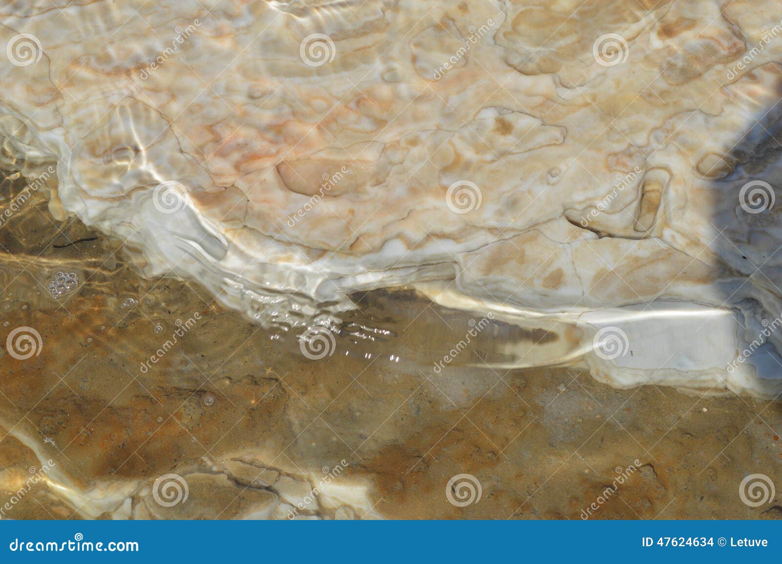 Salt deposits / formation stock photo. Image of carbonates - 47624634