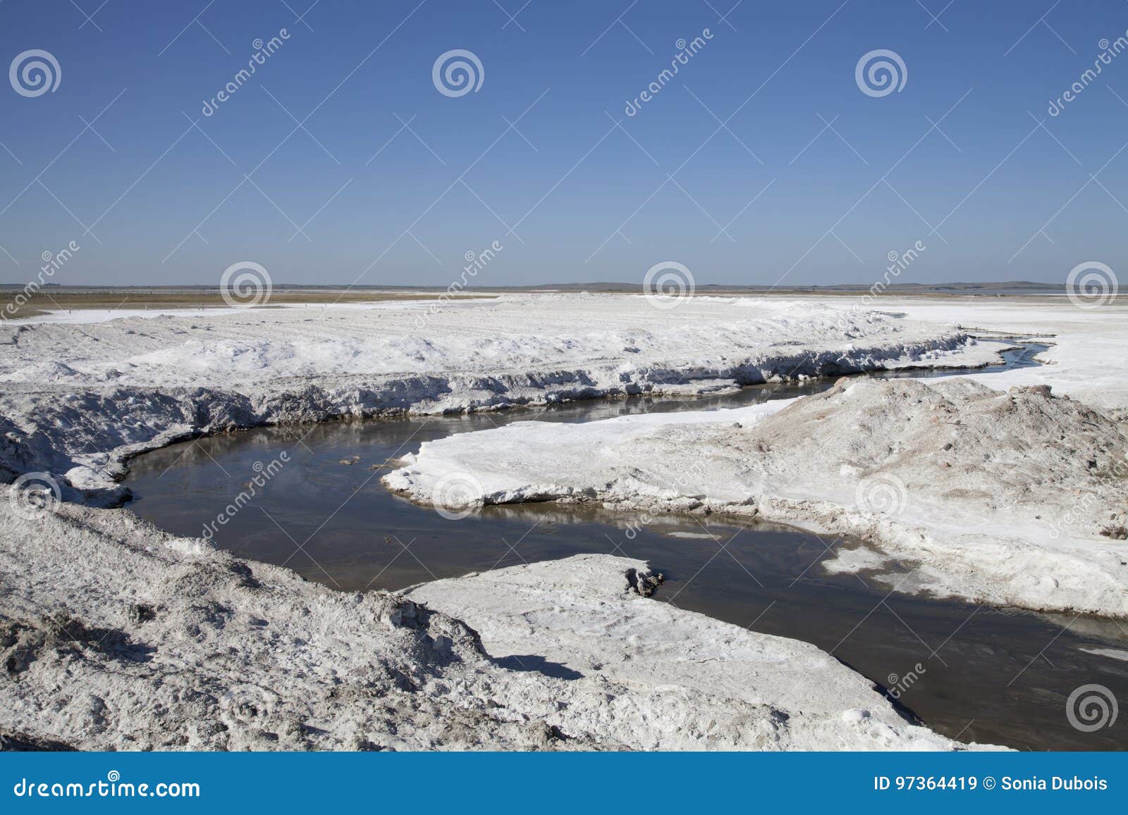 Salt Deposits in Saskatchewan, Canada Stock Image - Image of industrial ...