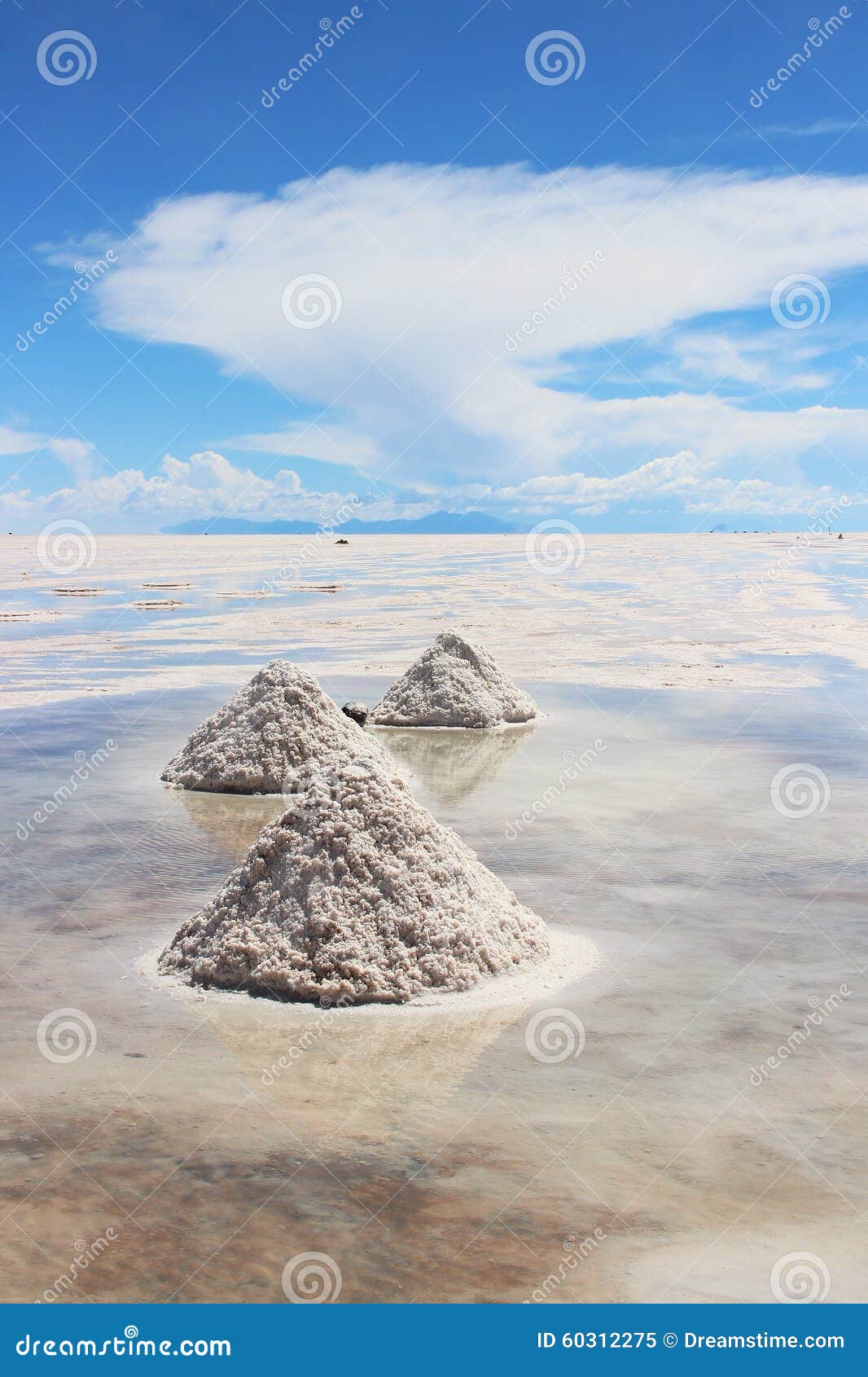 Salt desert. stock image. Image of desert, uyuni, travel - 60312275