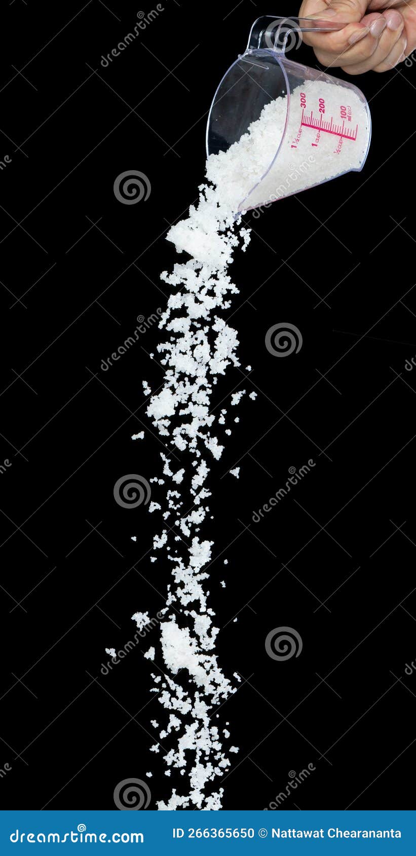 Salt Fall, Crystal White Grain Peanuts Explode Abstract Cloud Fly from ...