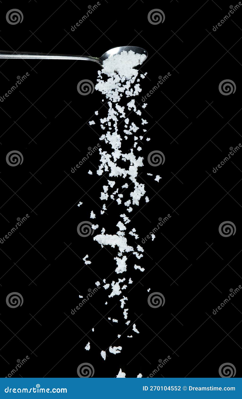 Salt Fall, Crystal White Grain Peanuts Explode Abstract Cloud Fly from ...
