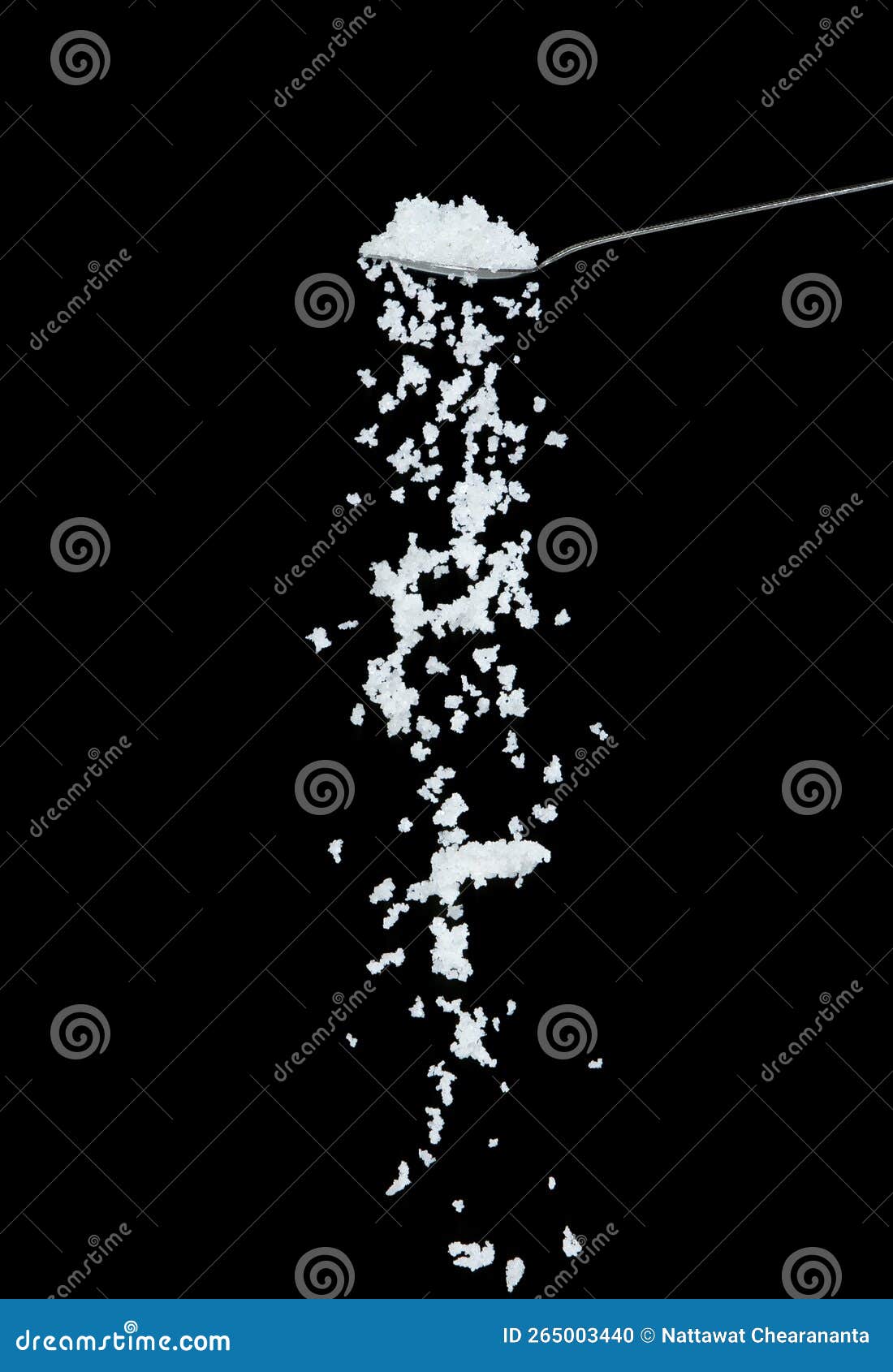 Salt Fall, Crystal White Grain Peanuts Explode Abstract Cloud Fly from ...