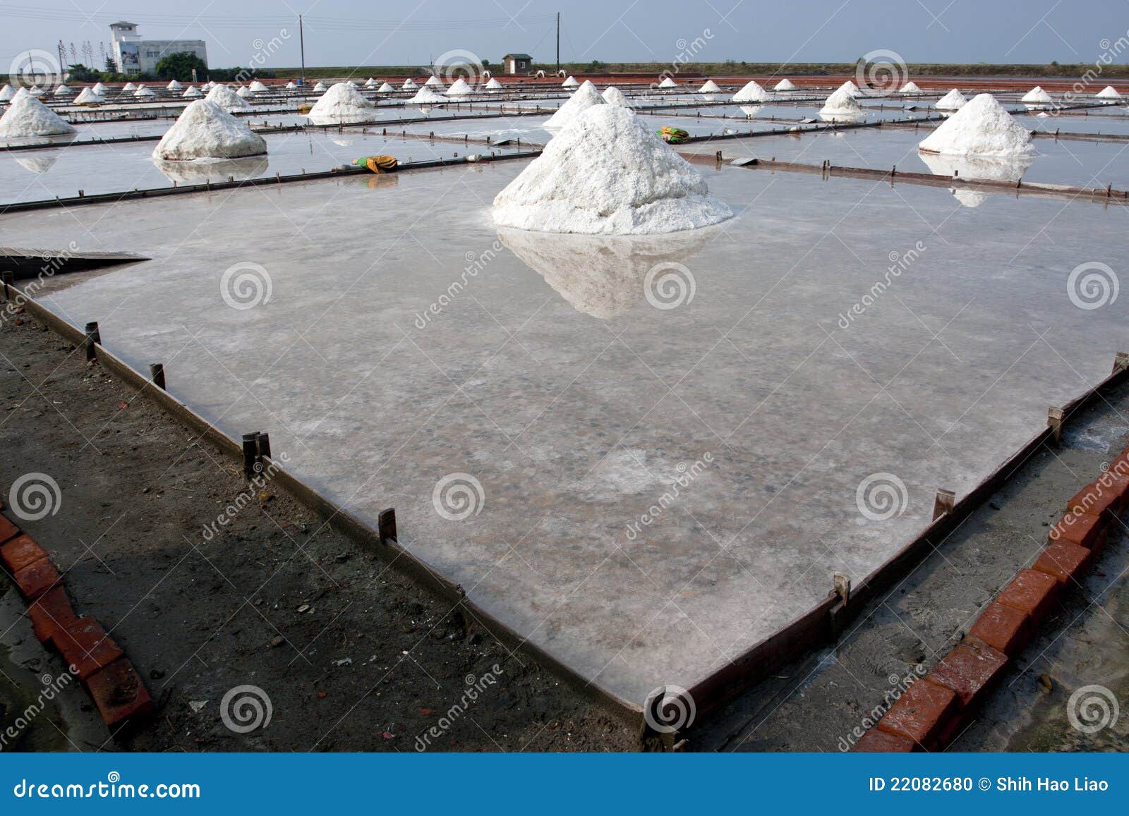 Salt farm stock photo. Image of industry, nature, color - 22082680