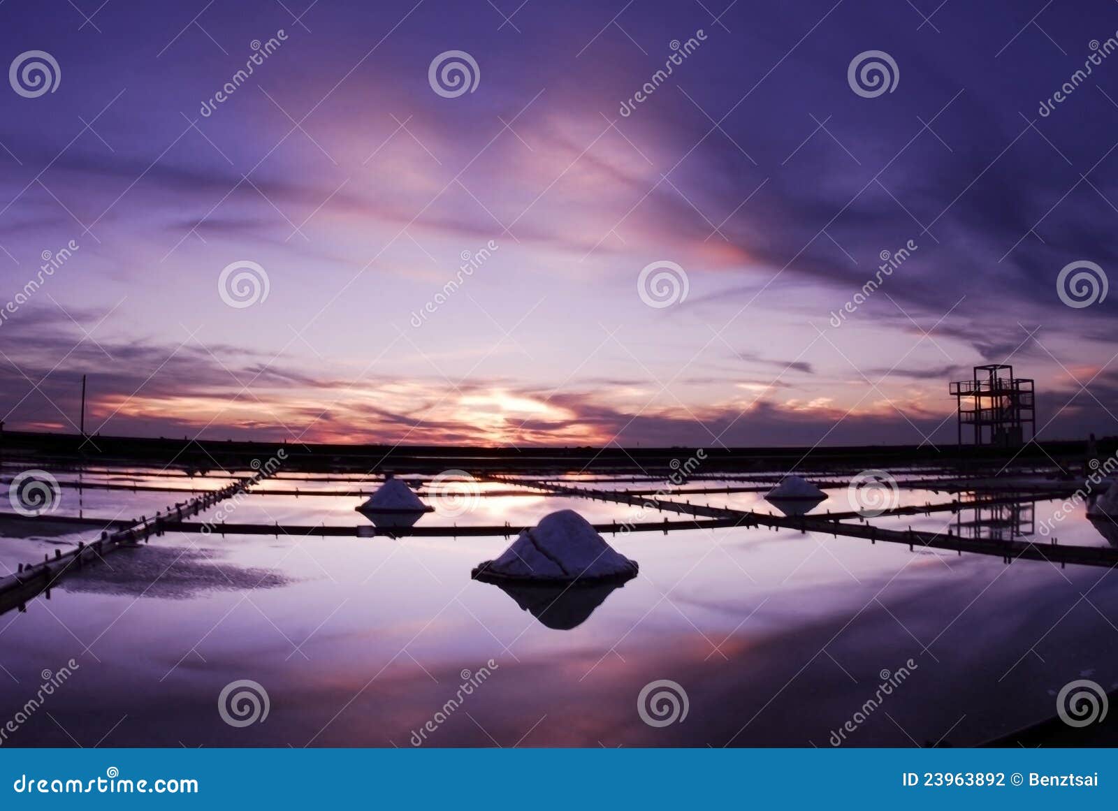 Salt farm stock photo. Image of ingredient, blue, flake - 23963892