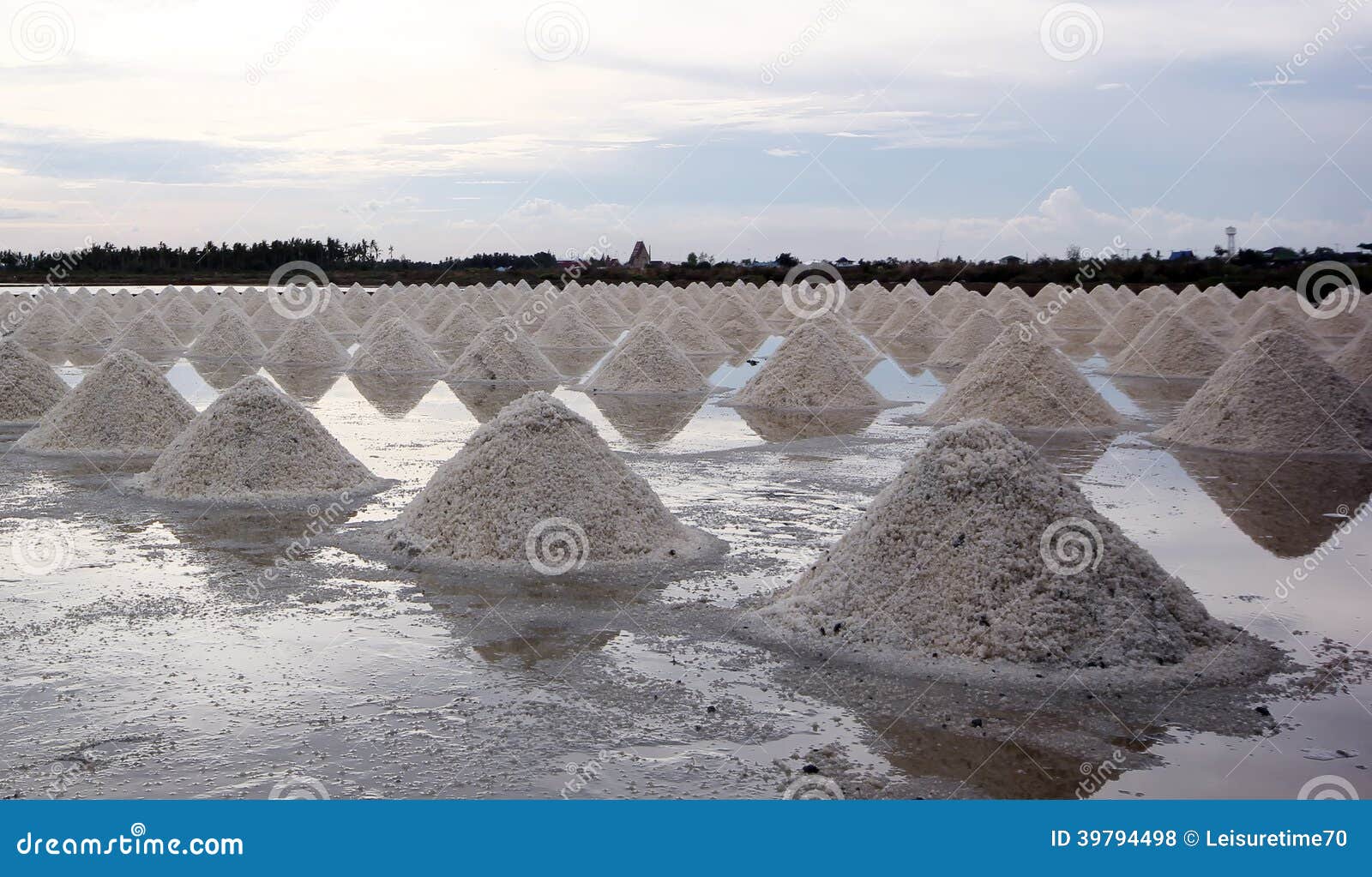 Salt farm stock photo. Image of salted, night, salt, water - 39794498