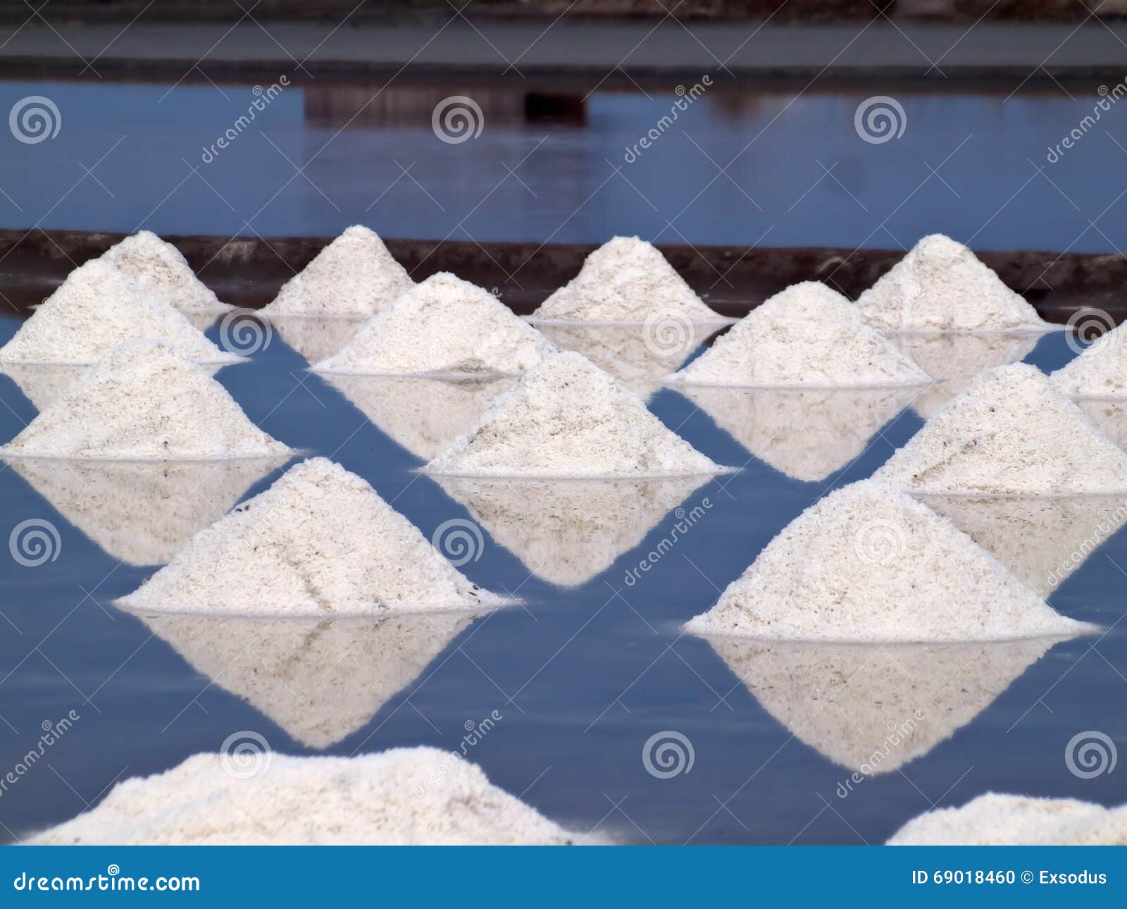 Salt field stock photo. Image of area, manufacture, dirt - 69018460