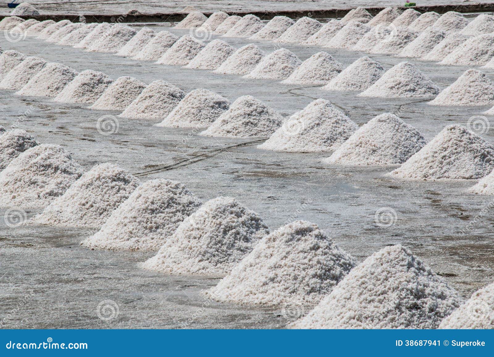 Salt field stock image. Image of outdoors, freshness - 38687941
