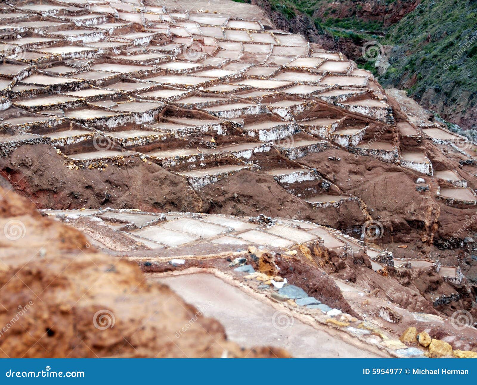 Salt Fields, the Sacred Valley Stock Image - Image of cuzco, sacred ...