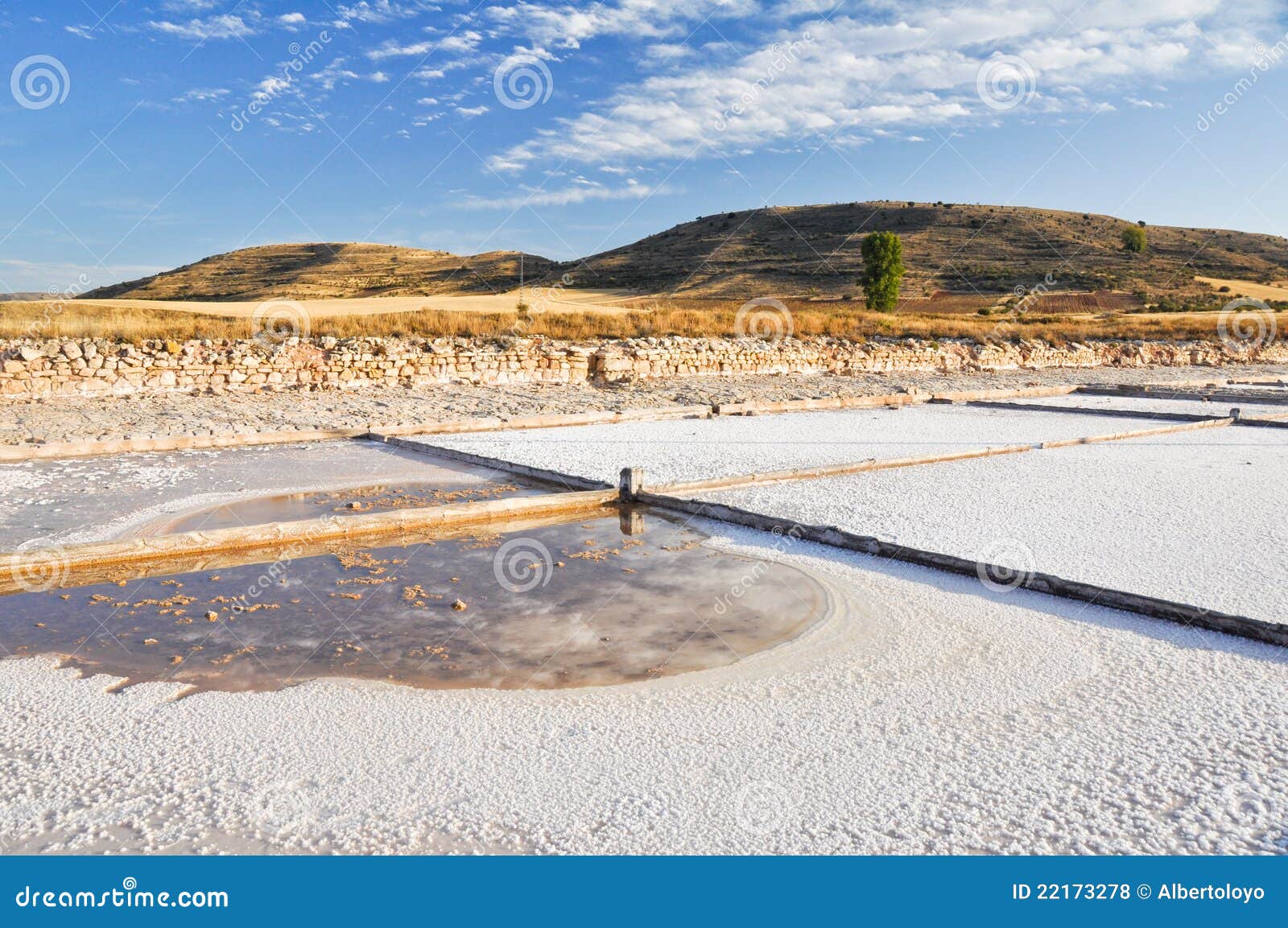 Salt Flat of Imon, Guadalajara (Spain) Stock Photo - Image of saltern ...