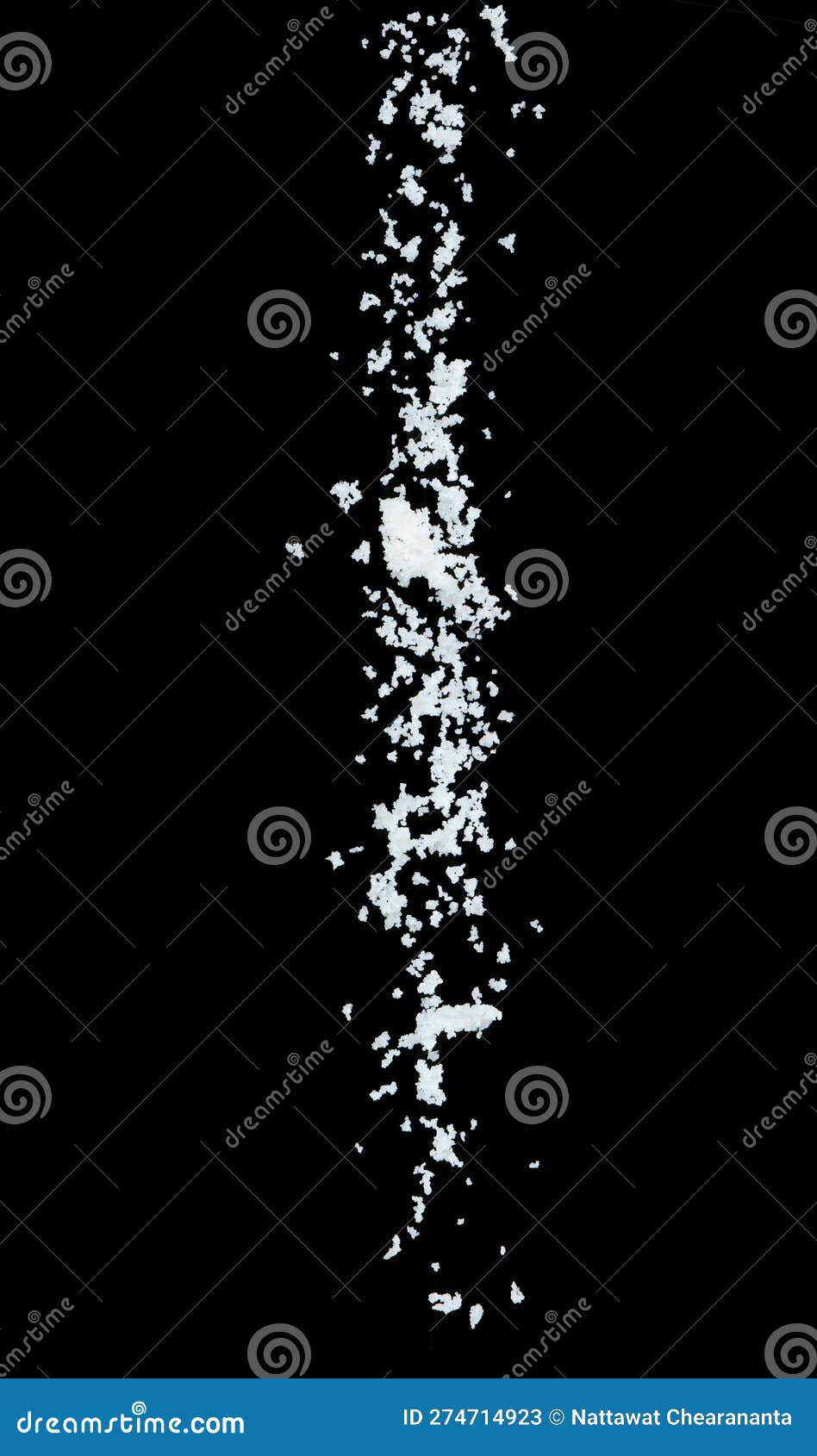 Salt Flying Explosion, Crystal White Grain Salts Explode Abstract Cloud ...