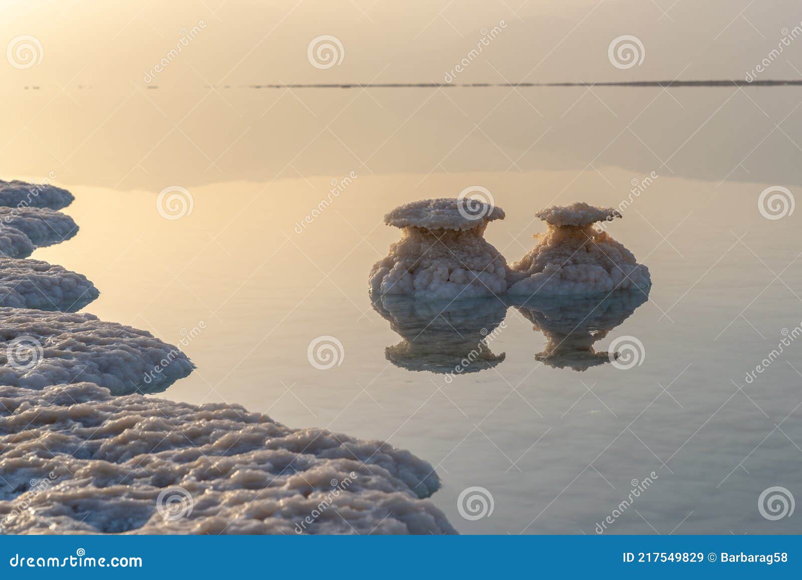 Salt Formations in the Dead Sea in Israel Stock Image - Image of beauty ...