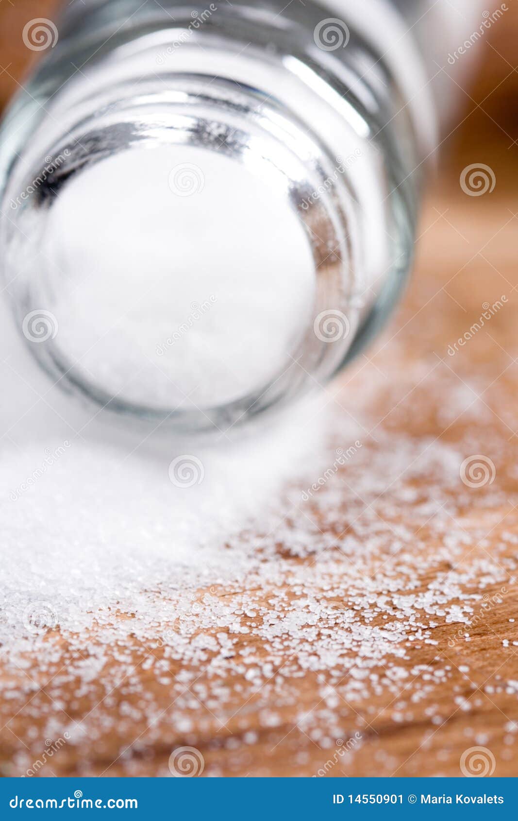 Salt in glass container stock image. Image of shaker - 14550901