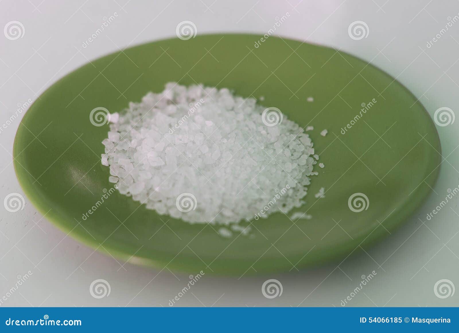 Salt in a green dish stock image. Image of piatto, tasty - 54066185
