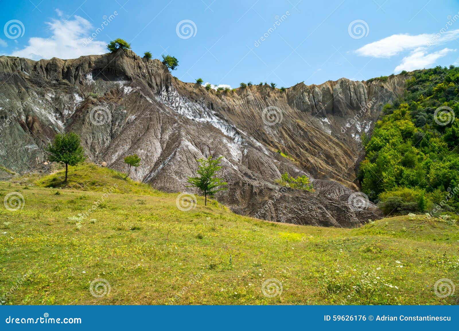 Salt hill stock photo. Image of buzau, massif, canyon - 59626176