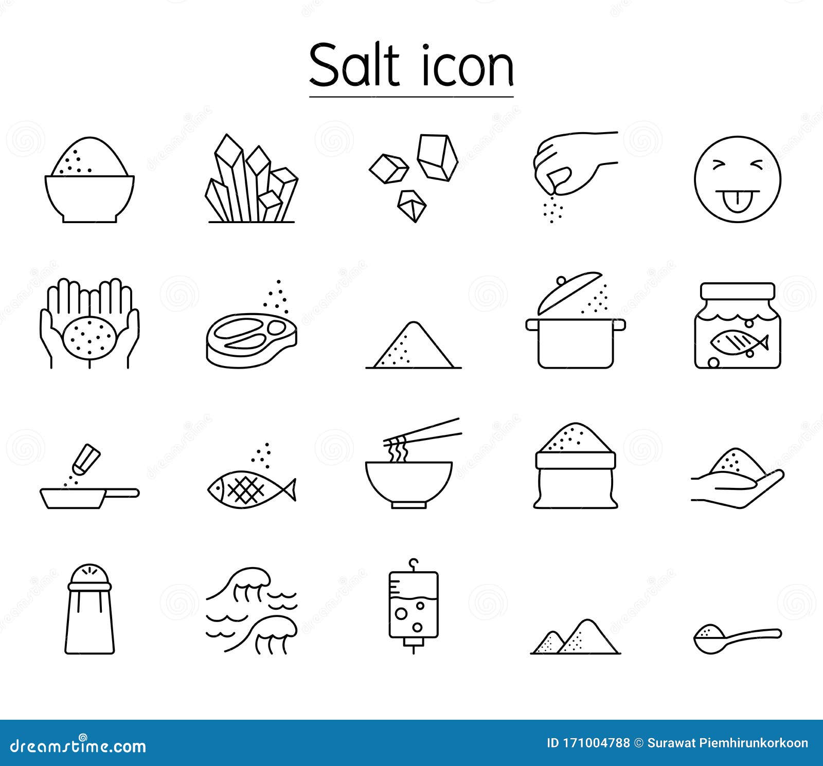Salt Icon Vector Saltshaker Sign For Your Website Design, Logo, App, UI ...