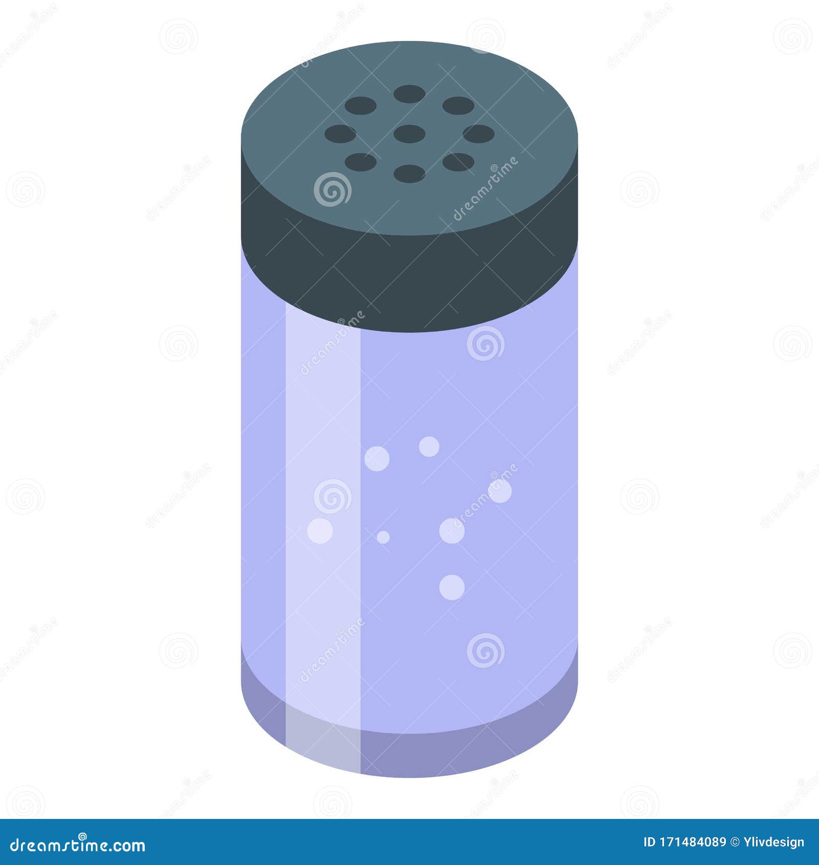 Salt Jar Icon, Isometric Style Stock Vector - Illustration of cuisine ...