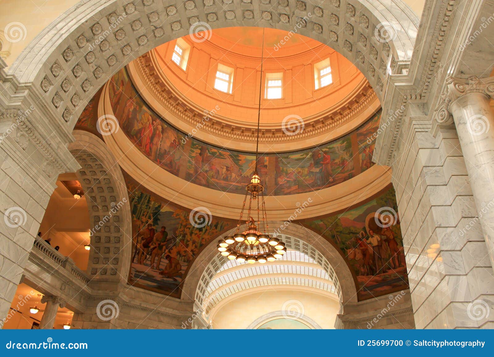 Salt Lake Capitol Rotunda stock photo. Image of pillar - 25699700