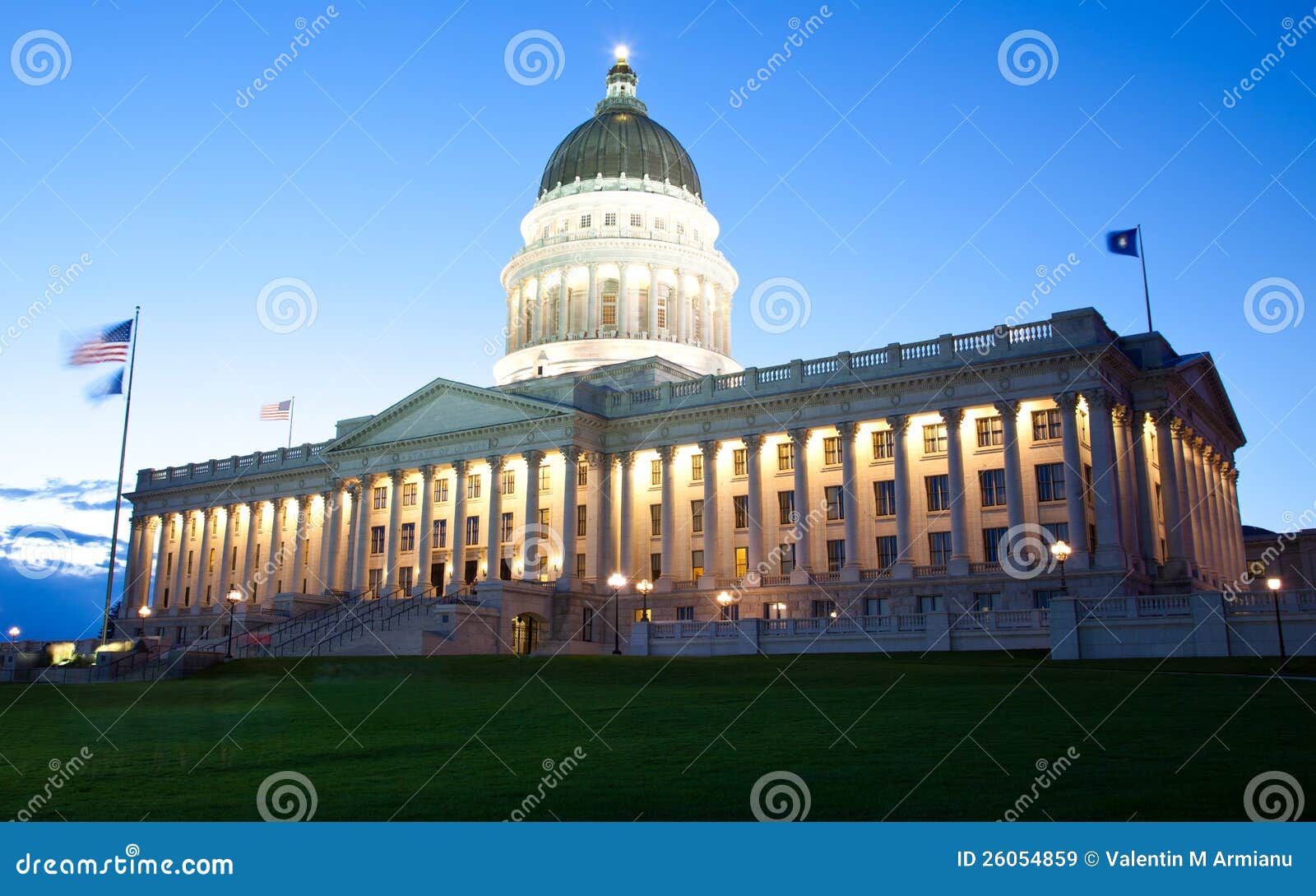 Salt Lake City capitol stock image. Image of office, utah - 26054859