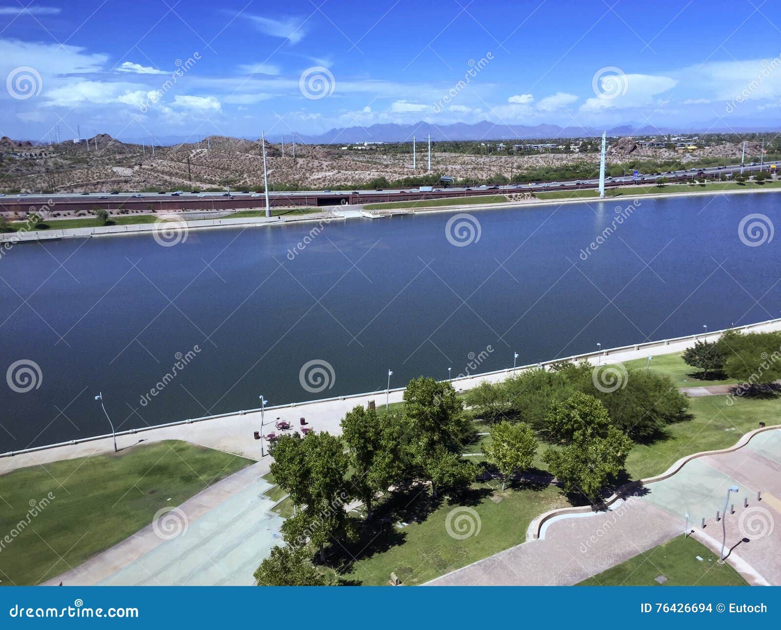 Salt Lake-Fluss, Tempe, AZ stockfoto. Bild von markisen - 76426694
