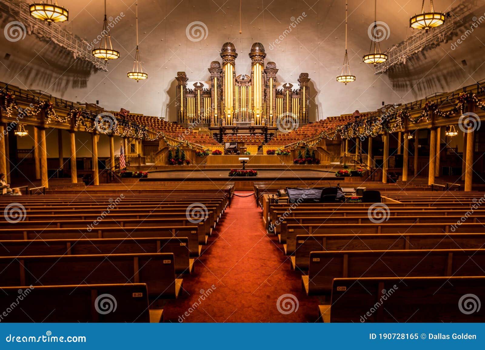 Salt Lake Mormon Tabernacle Stock Image - Image of choir, pulpit: 190728165