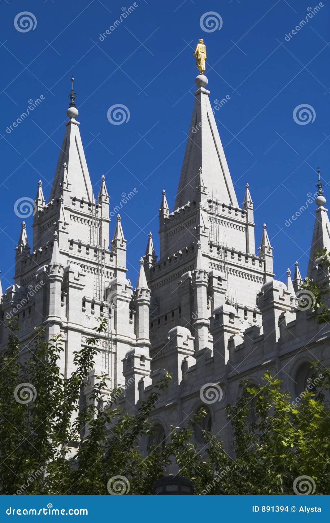 Salt Lake Temple East Towers Stock Photo - Image of utah, synagogue: 891394