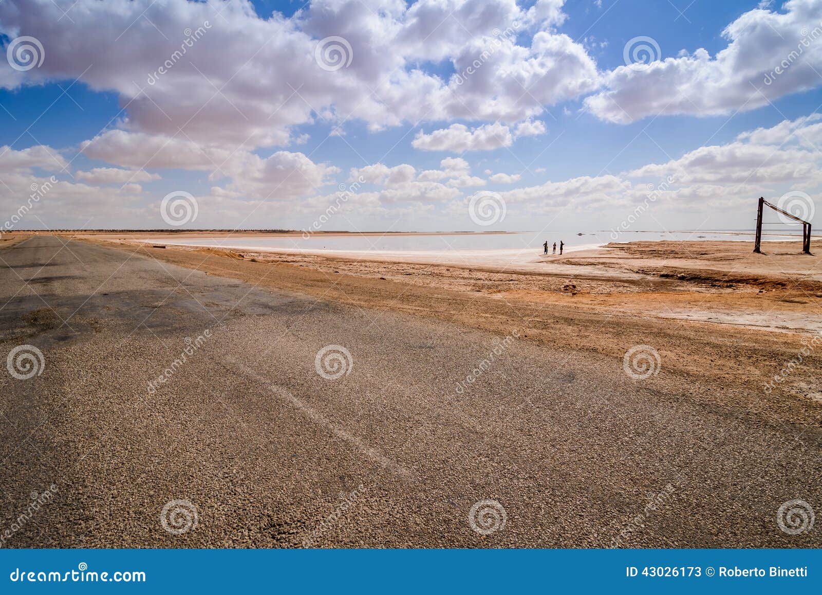 Salt lake Tunis stock image. Image of road, natural, mountain - 43026173
