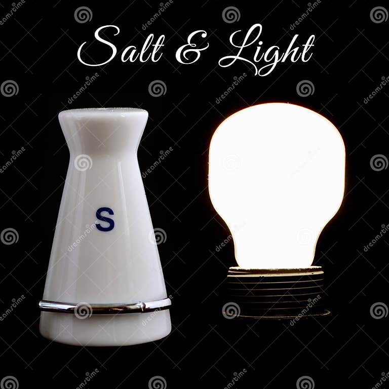Salt and Light stock image. Image of bulb, holy, bible - 92871211