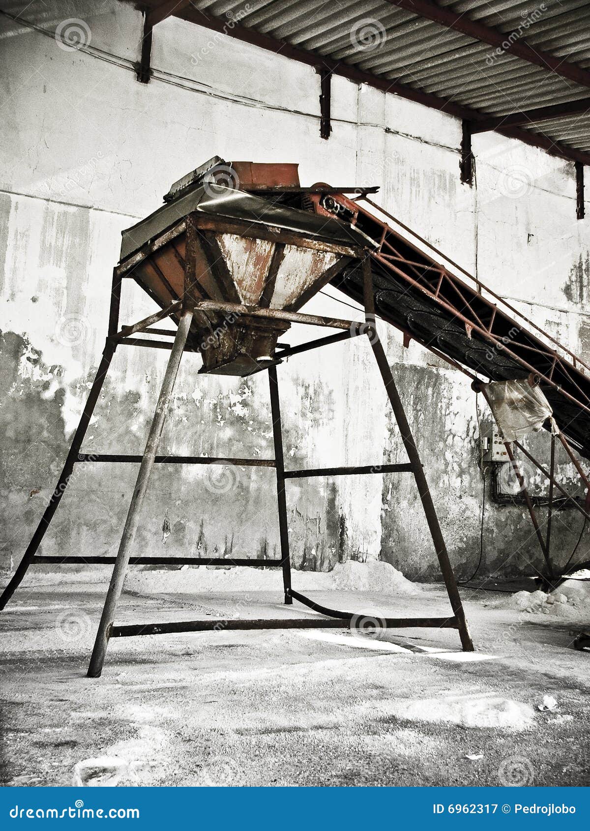 Salt machine stock image. Image of tall, salt, high, factory - 6962317