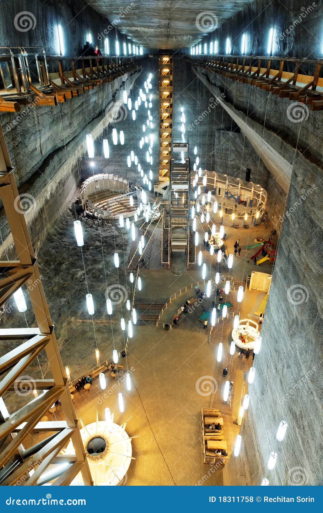 Salt Mine stock photo. Image of underground, industry - 18311758