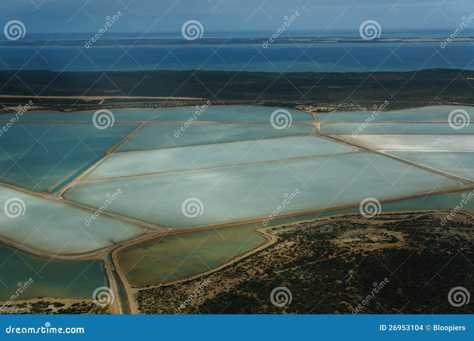 Salt Mine stock photo. Image of industry, aerial, production - 26953104