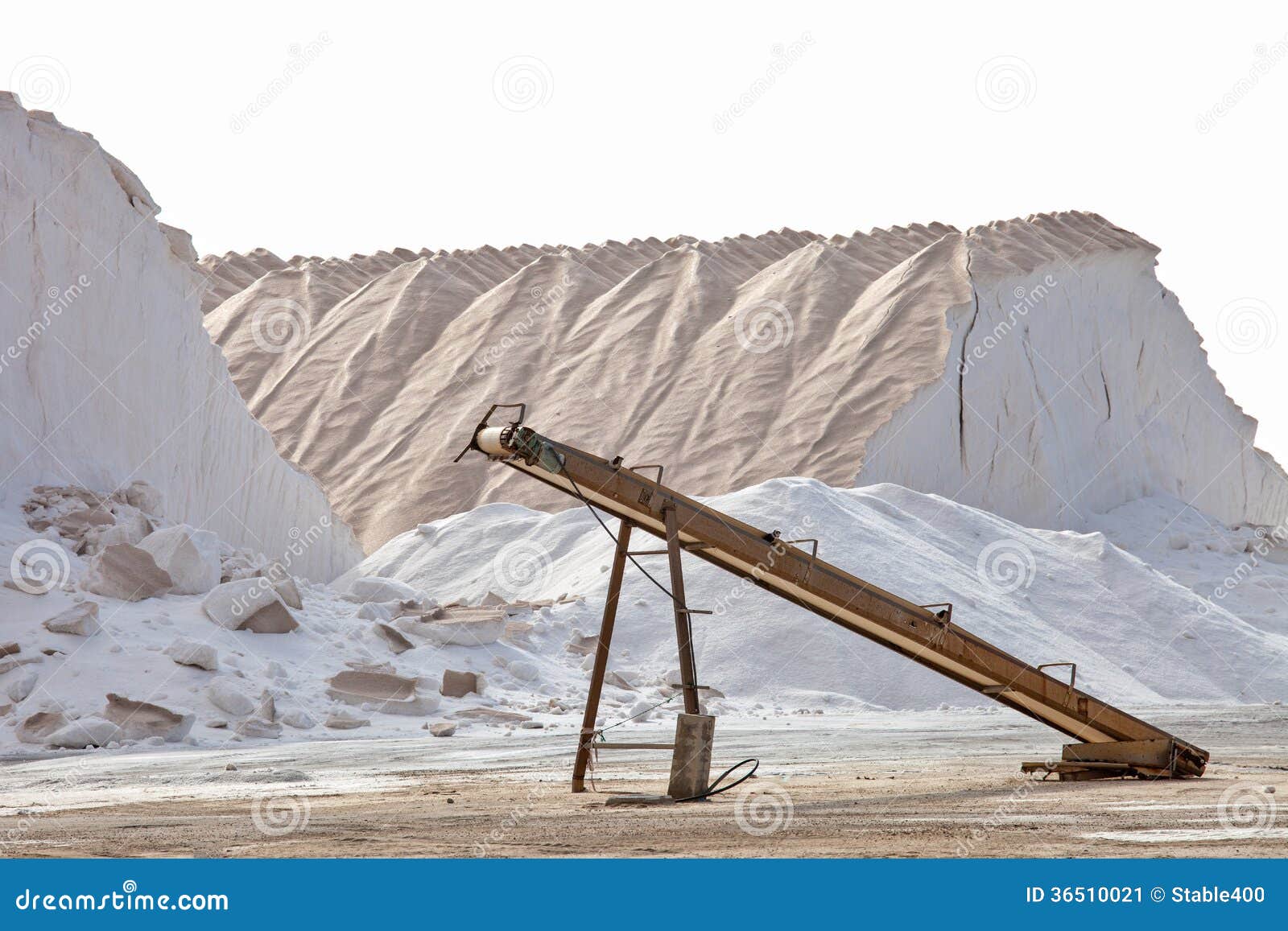 Salt mine stock image. Image of iron, drying, tape, production - 36510021