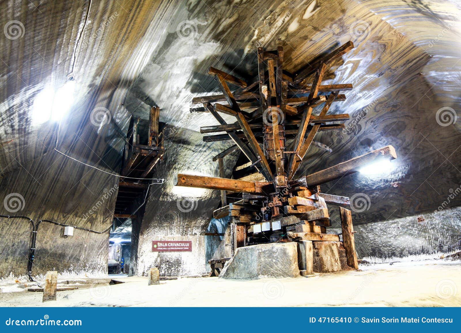 Salt mine editorial image. Image of empty, depth, industry - 47165410