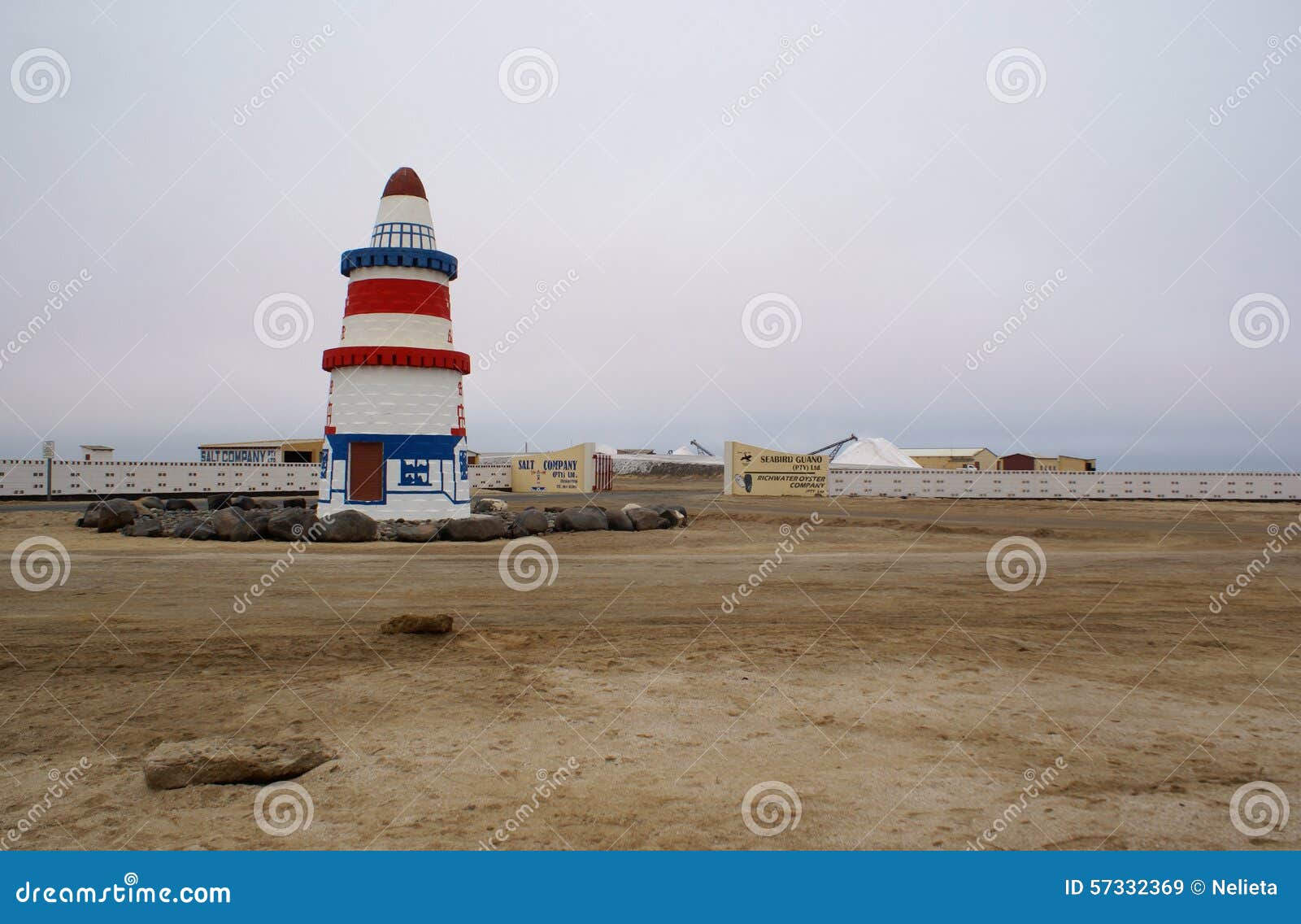 Salt mine in Namibia editorial stock image. Image of factory - 57332369