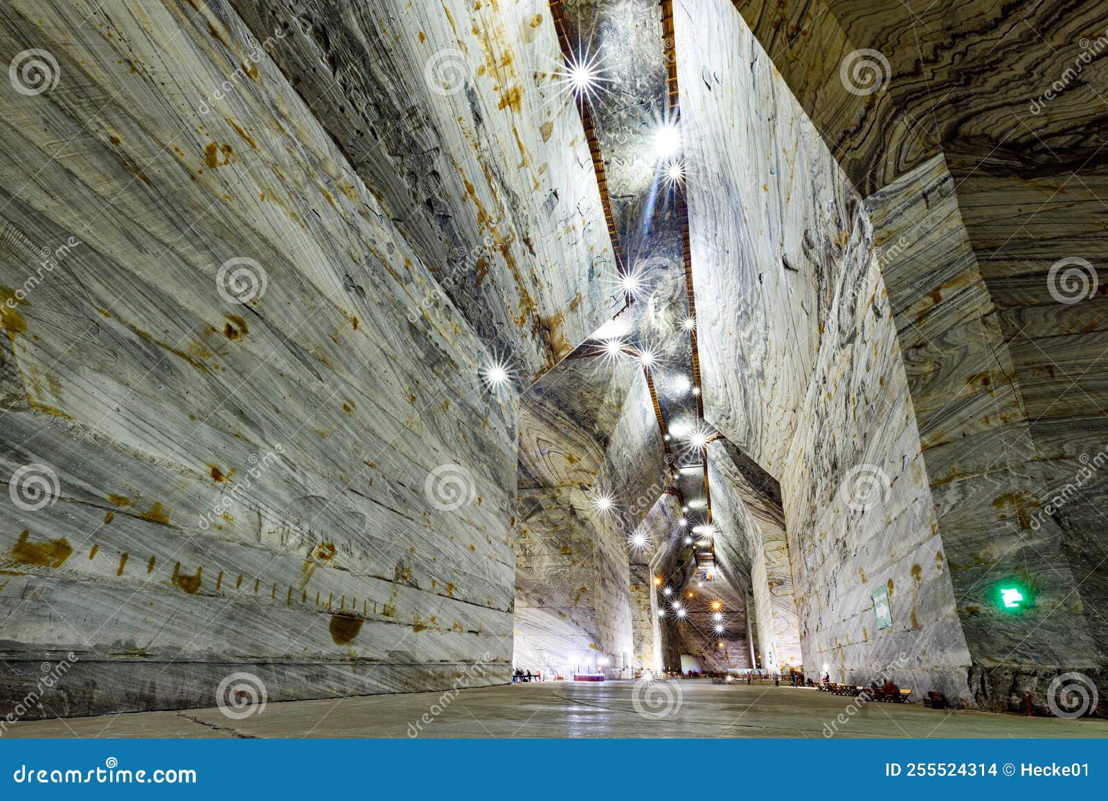 Salt Mine of Slanic Prahova in Romania Editorial Stock Image - Image of ...
