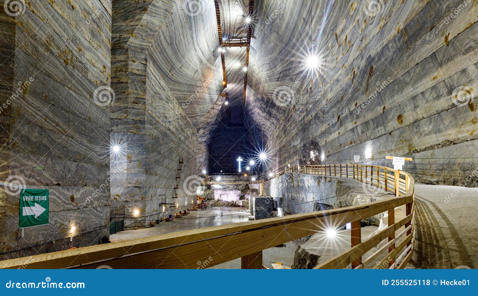 Salt Mine of Slanic Prahova in Romania Editorial Stock Photo - Image of ...