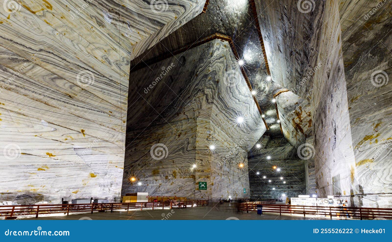 Salt Mine of Slanic Prahova in Romania Editorial Photography - Image of ...