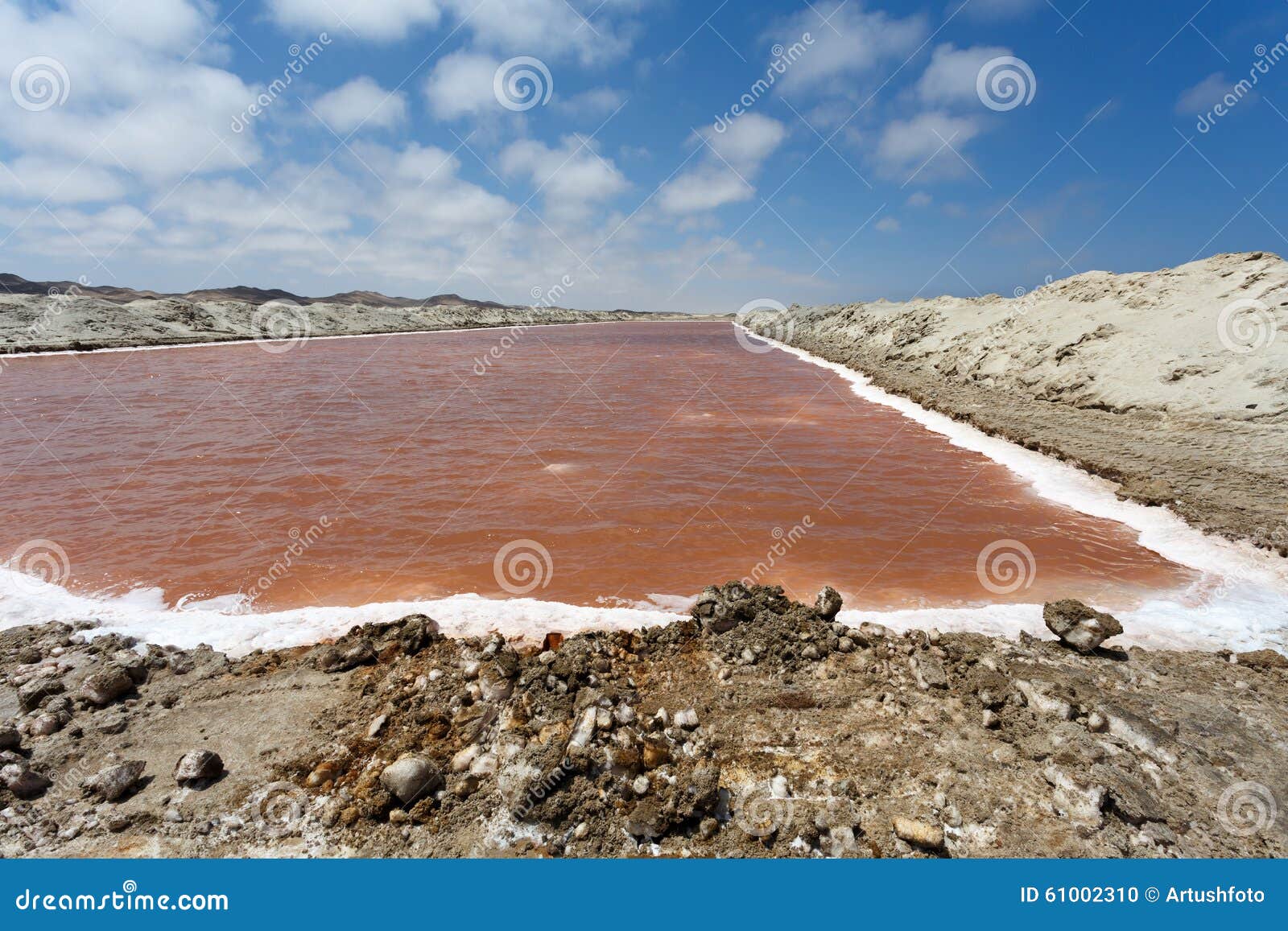 Salt Mineral Mining in Namibia Stock Photo - Image of fertiliser ...
