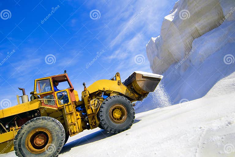 Salt Mining Equipment stock photo. Image of scooping, equipment - 5865868
