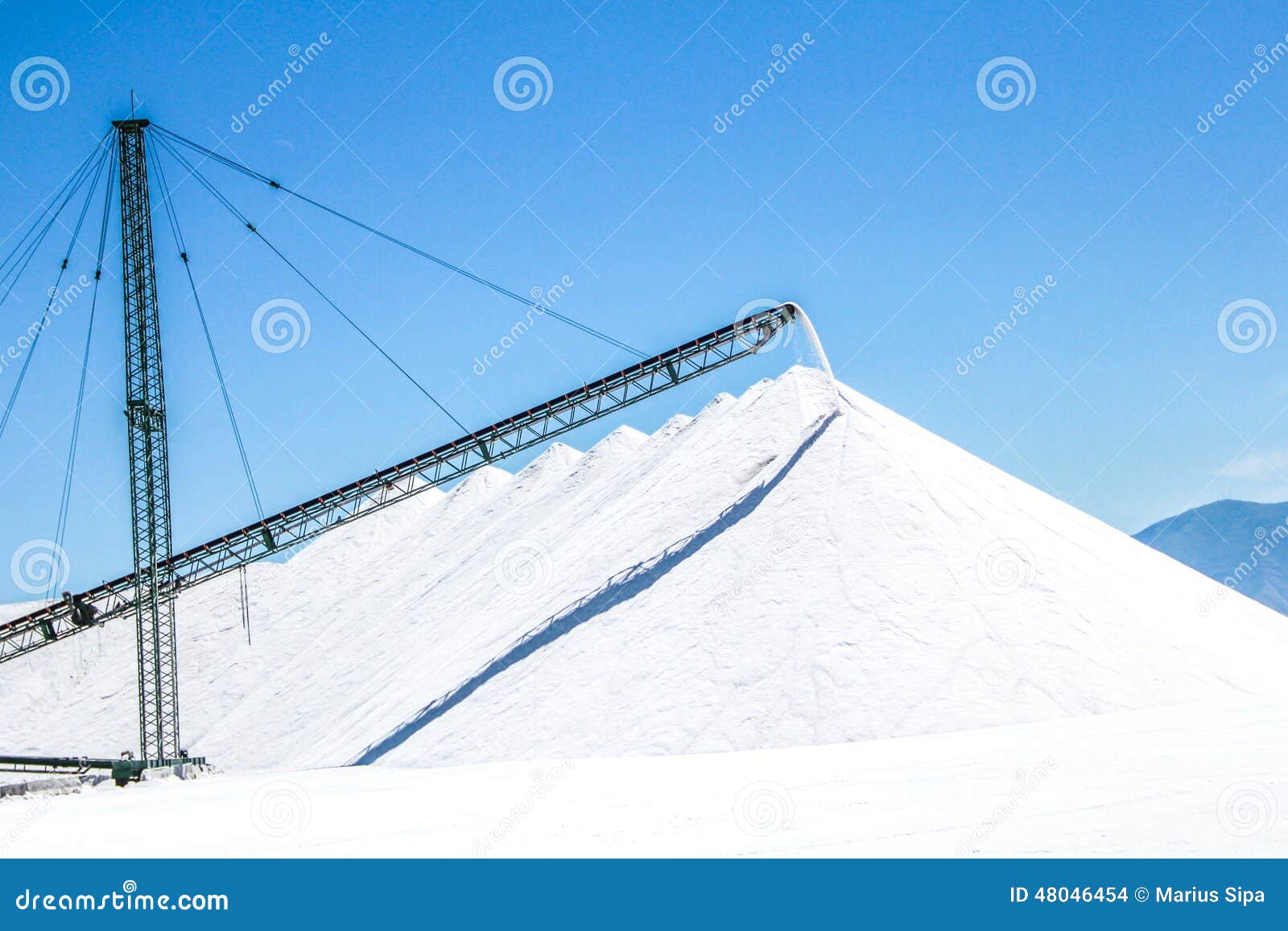 Salt Mining stock photo. Image of salt, hill, refinery - 48046454