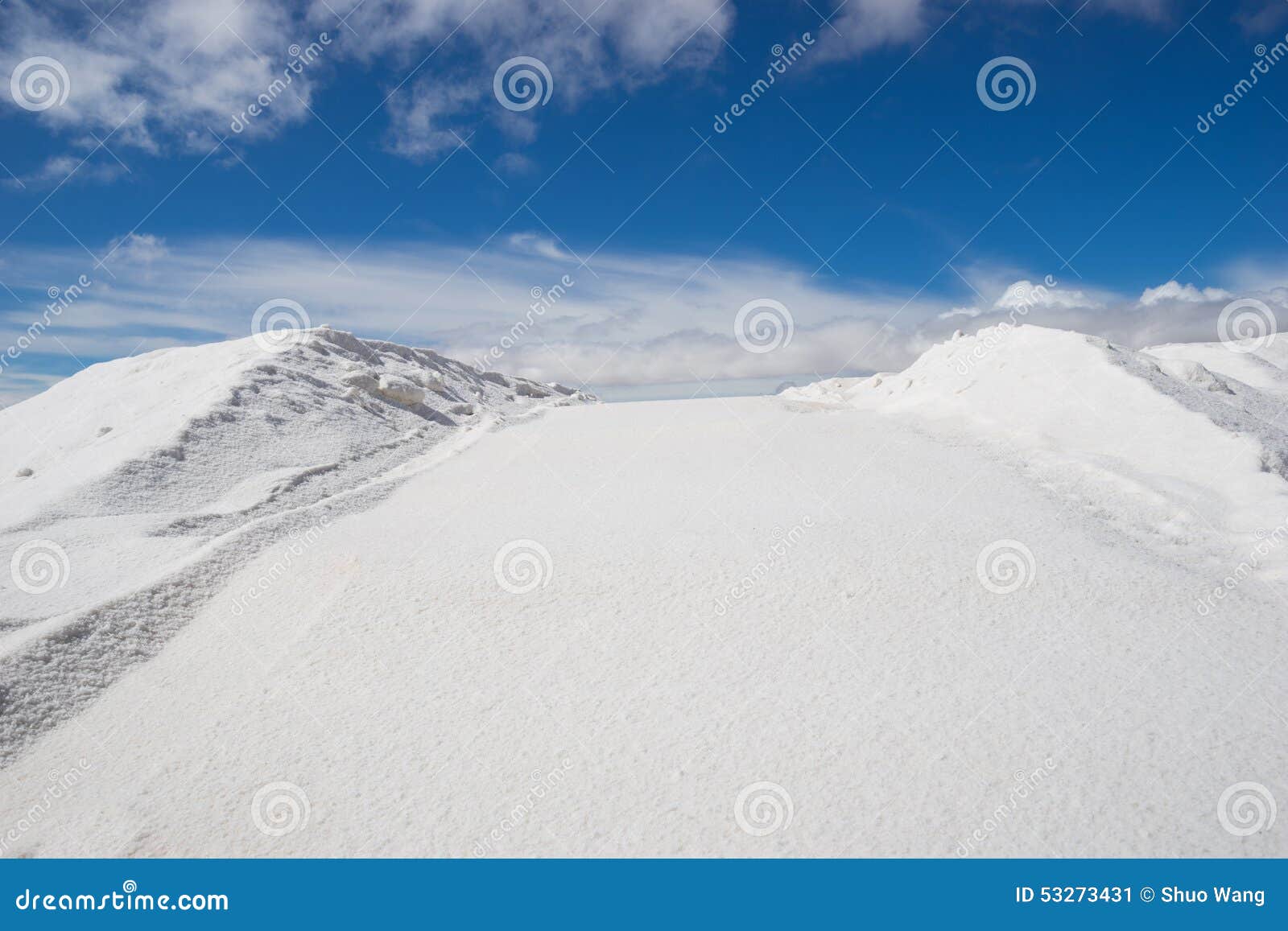 Salt mining stock image. Image of bulldozer, industrial - 53273431