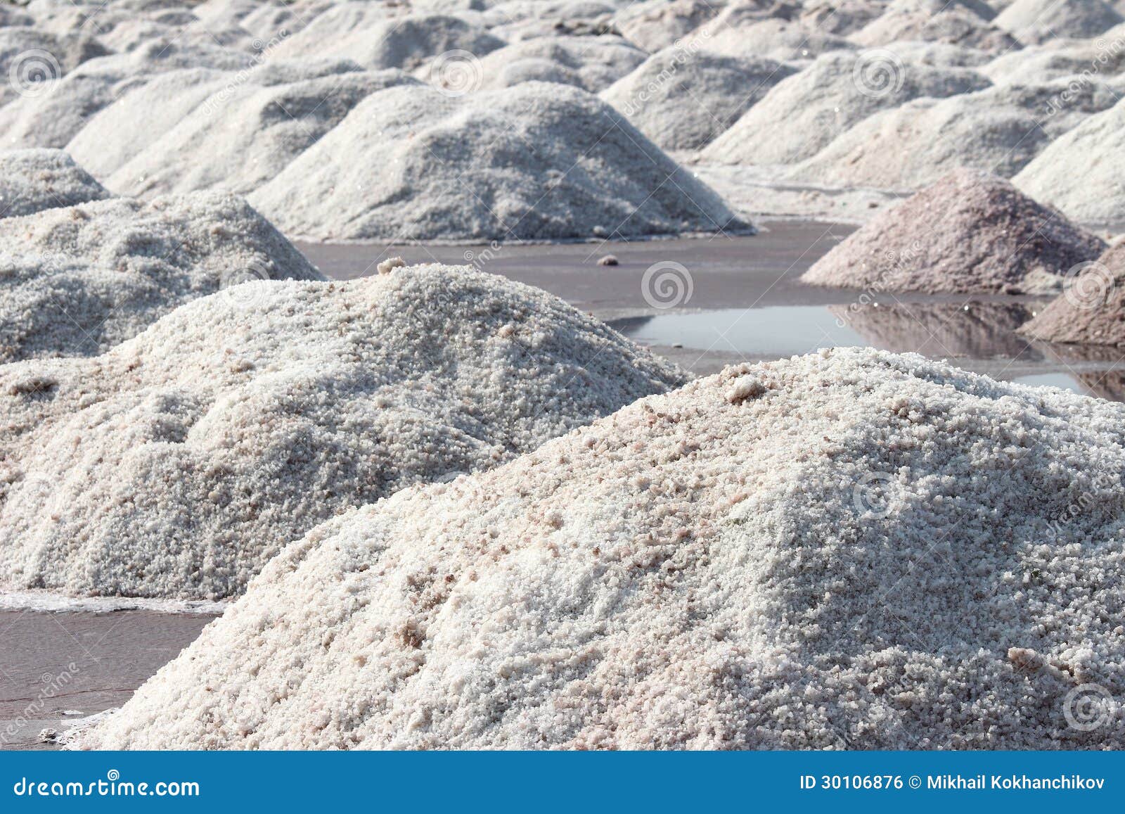 Salt mining in India stock photo. Image of traditional - 30106876