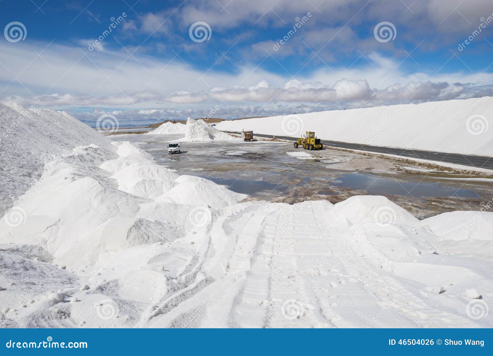 Salt mining stock photo. Image of mountain, mover, copy - 46504026