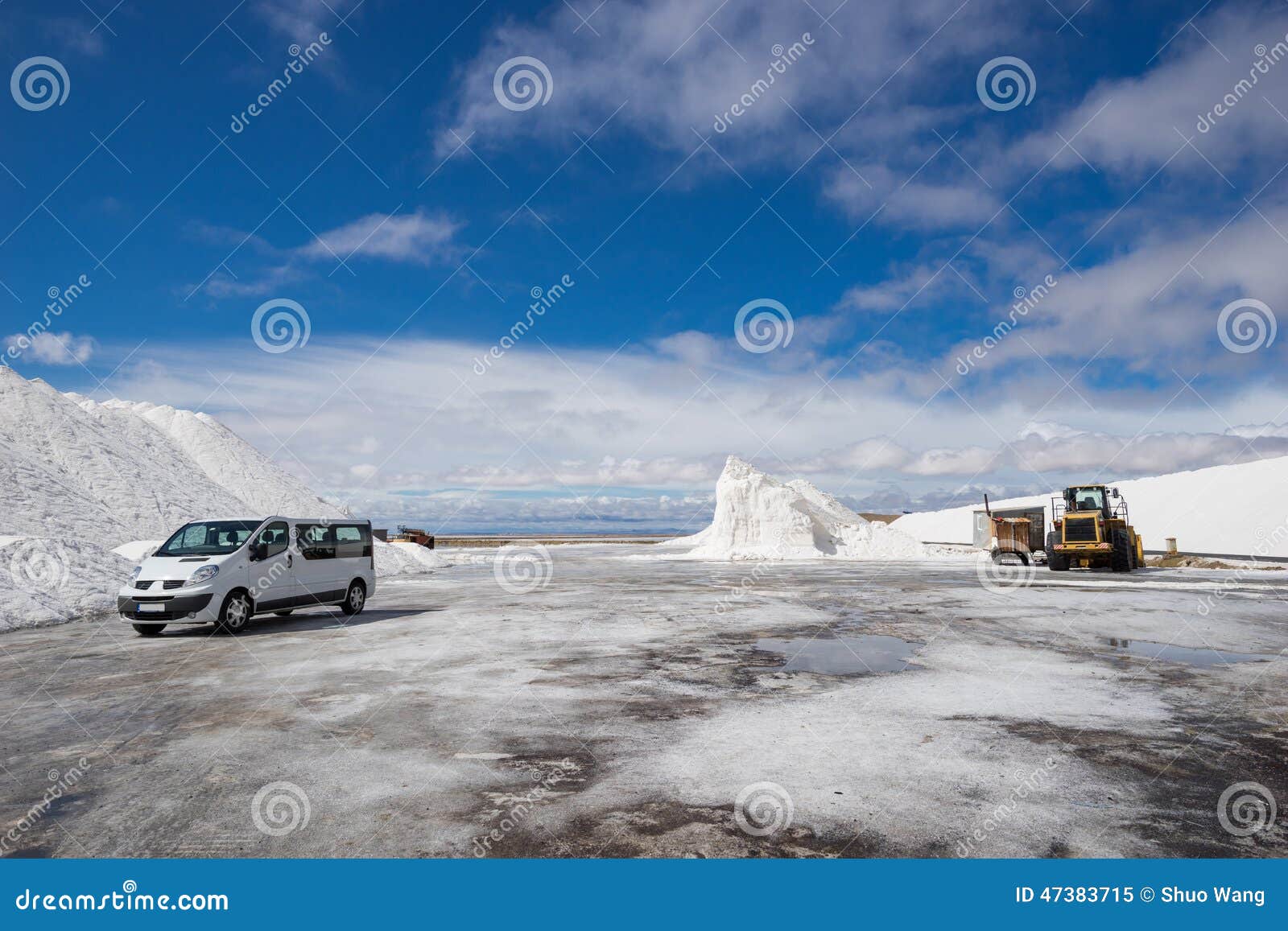Salt mining stock image. Image of carry, moving, digger - 47383715